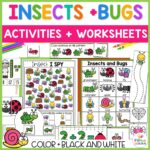 Insect Bugs Printable Activity Pack for Preschoolers - Fun with Mama Shop
