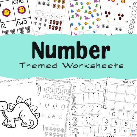 Number Activities + Worksheets Pack - Fun with Mama Shop