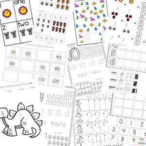 Number Activities + Worksheets Pack - Fun with Mama Shop