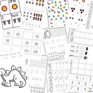 Number Activities + Worksheets Pack - Fun with Mama Shop