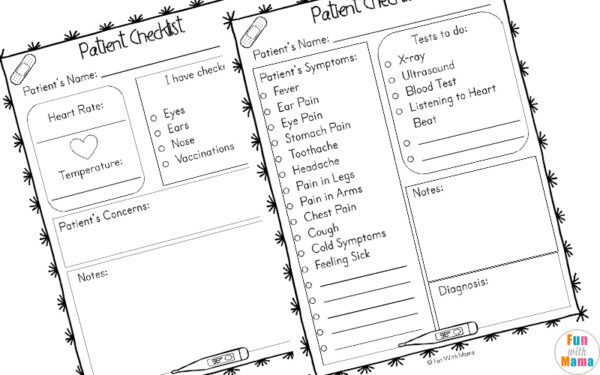 Community Helper Doctor Activity Pack - Fun with Mama Shop