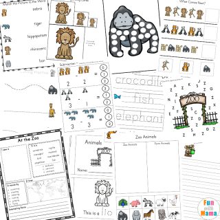 Zoo Activities Bundle - Fun with Mama Shop