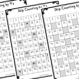 Skip Counting Charts For Students - Fun with Mama Shop
