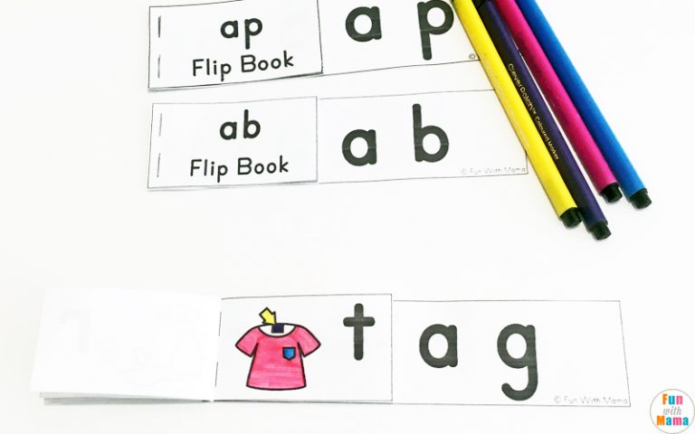 CVC Short A Worksheets and Activities - Fun with Mama Shop