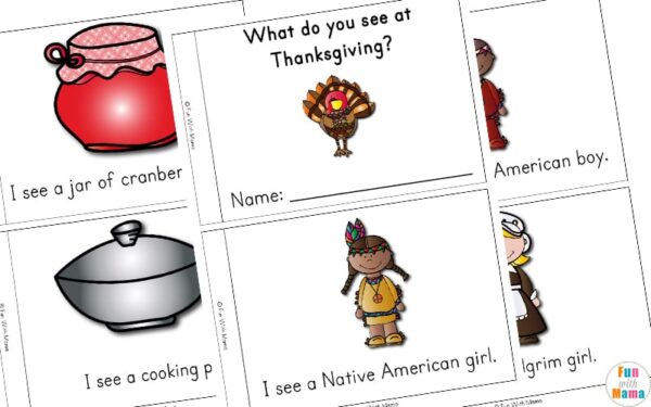 Thanksgiving Activity Bundle - Fun with Mama Shop