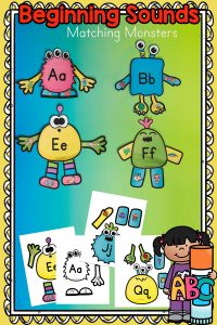 Beginning Sound Alphabet Monsters - Fun with Mama Shop