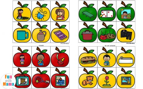 CVC Word Apples - Fun with Mama Shop