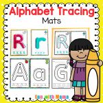 Alphabet Tracing Mats - Play Dough Mats - Fun with Mama Shop