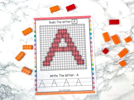 Alphabet Block Mats Lego - Fun with Mama Shop