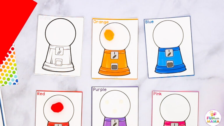 Gumball Color Mats - Fun with Mama Shop