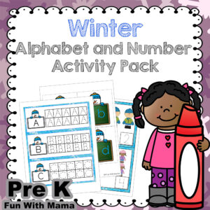 Winter Alphabet and Number Activities - Fun with Mama Shop