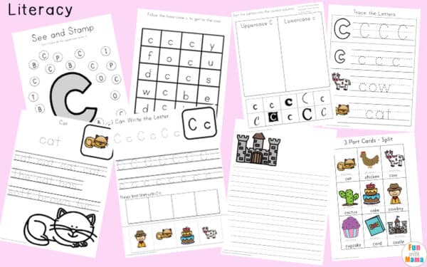 Letter C Activities - Fun with Mama Shop