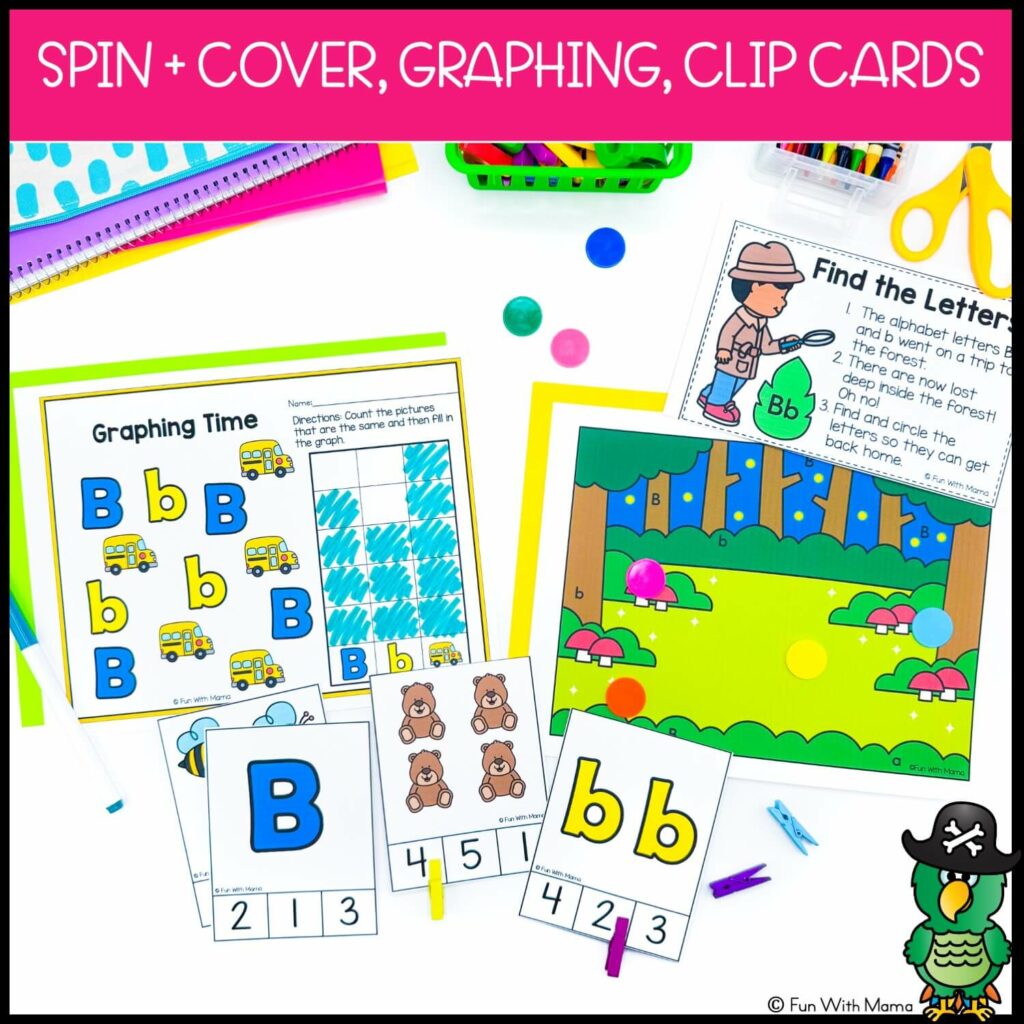 Letter B Activities - Fun with Mama Shop