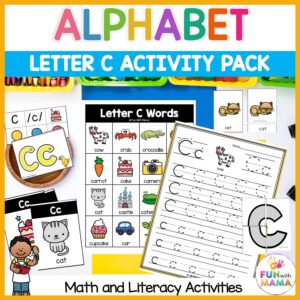 Letter C Activities - Fun with Mama Shop