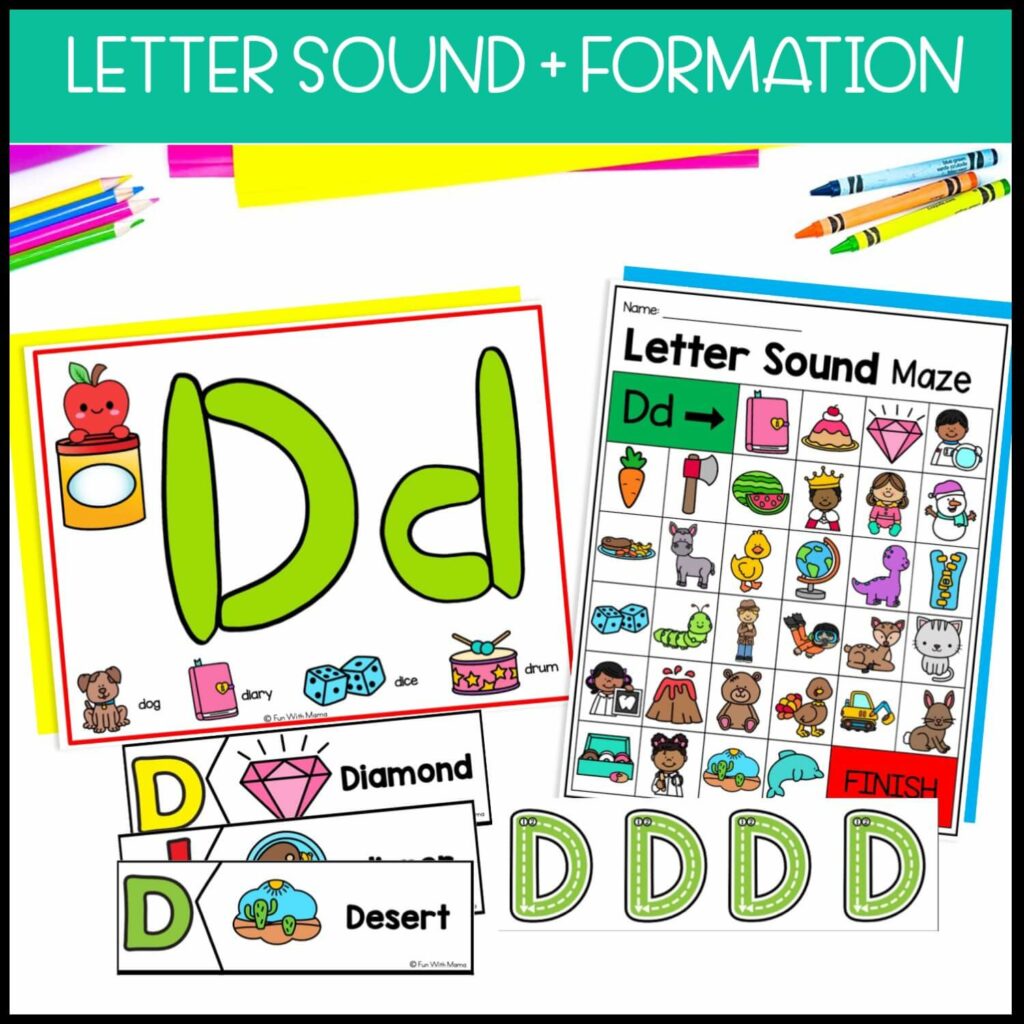Letter D Activities - Fun with Mama Shop