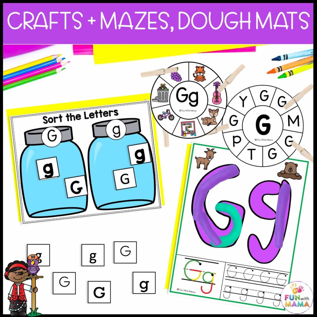 Letter G Activities - Fun with Mama Shop