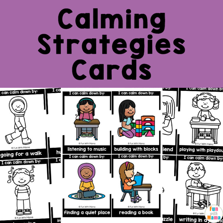 Calming Strategies Cards - Fun with Mama Shop