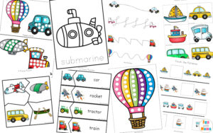 Transportation Activities for Early Years, Preschool & Kindergarten ...