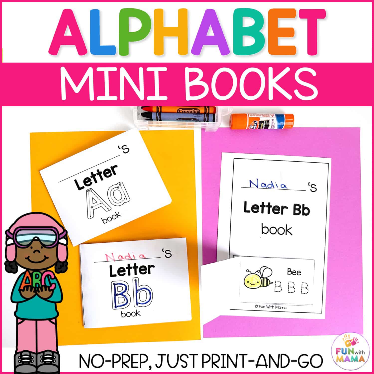 Alphabet Mini Books Fun With Mama Shop Alphabet Mini Books Fun With Mama Shop