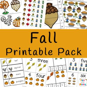Fall Activities Pack - Fun with Mama Shop
