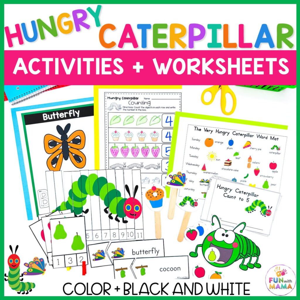 Hungry Caterpillar Activities Pack - Fun with Mama Shop