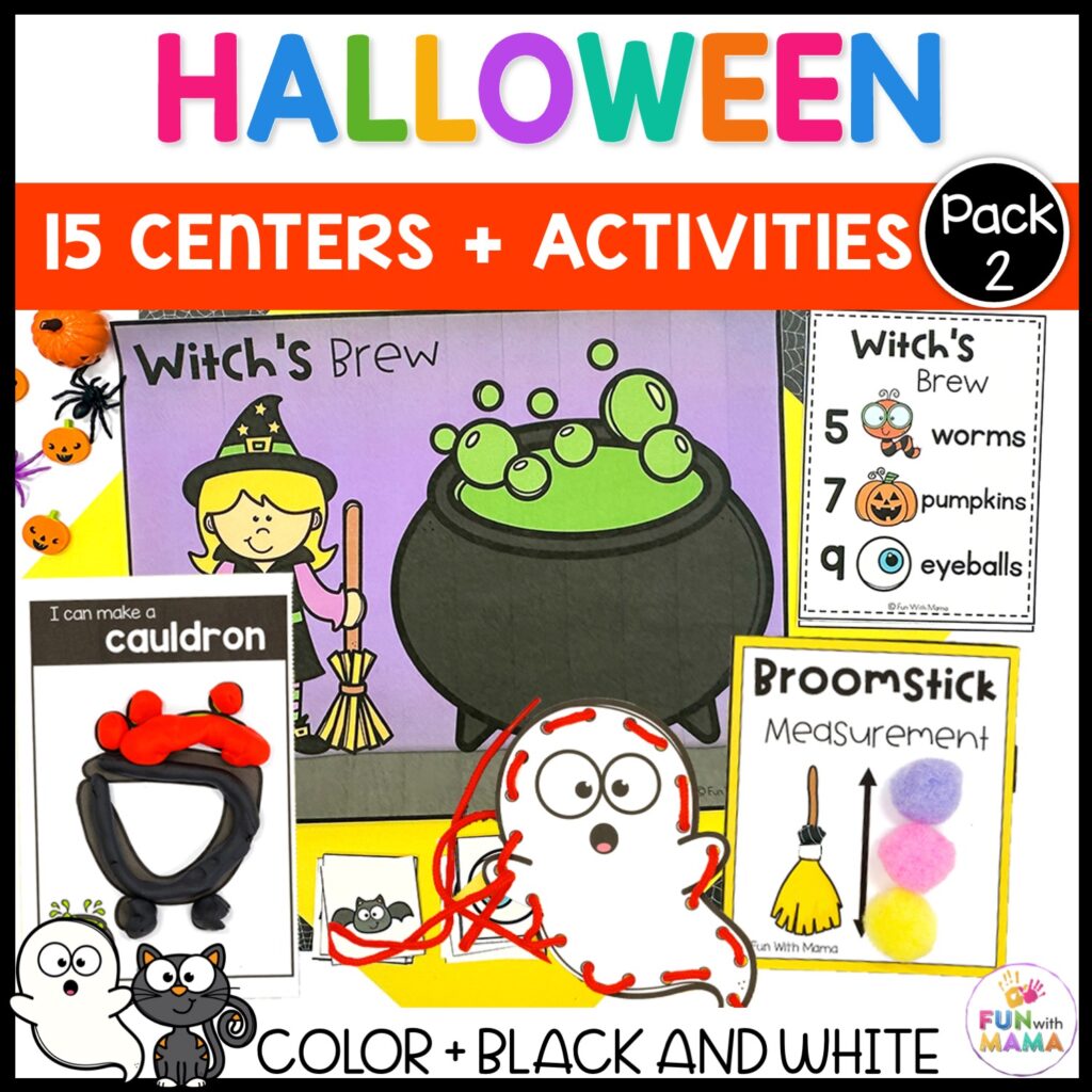 Halloween Centers + Activities Pack 2 - Fun with Mama Shop