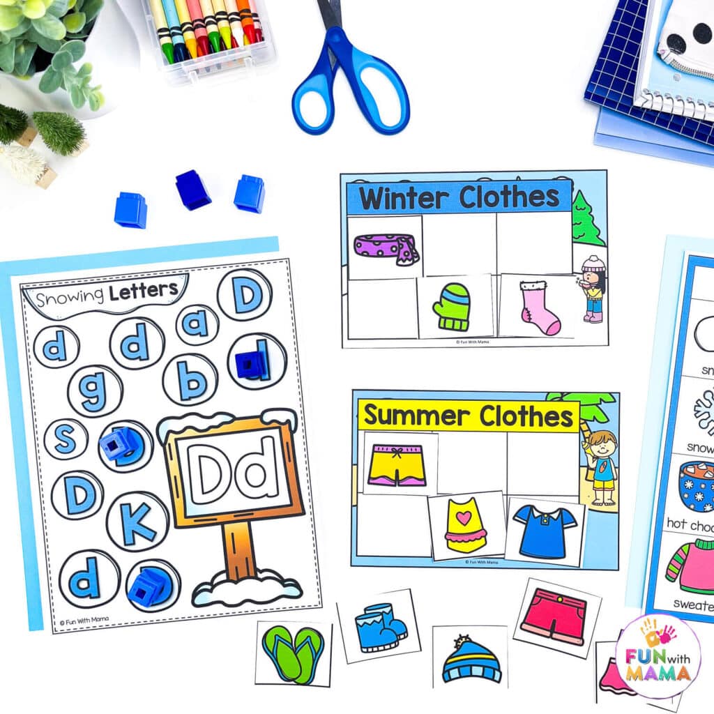 Winter Activities Pack - Fun with Mama Shop