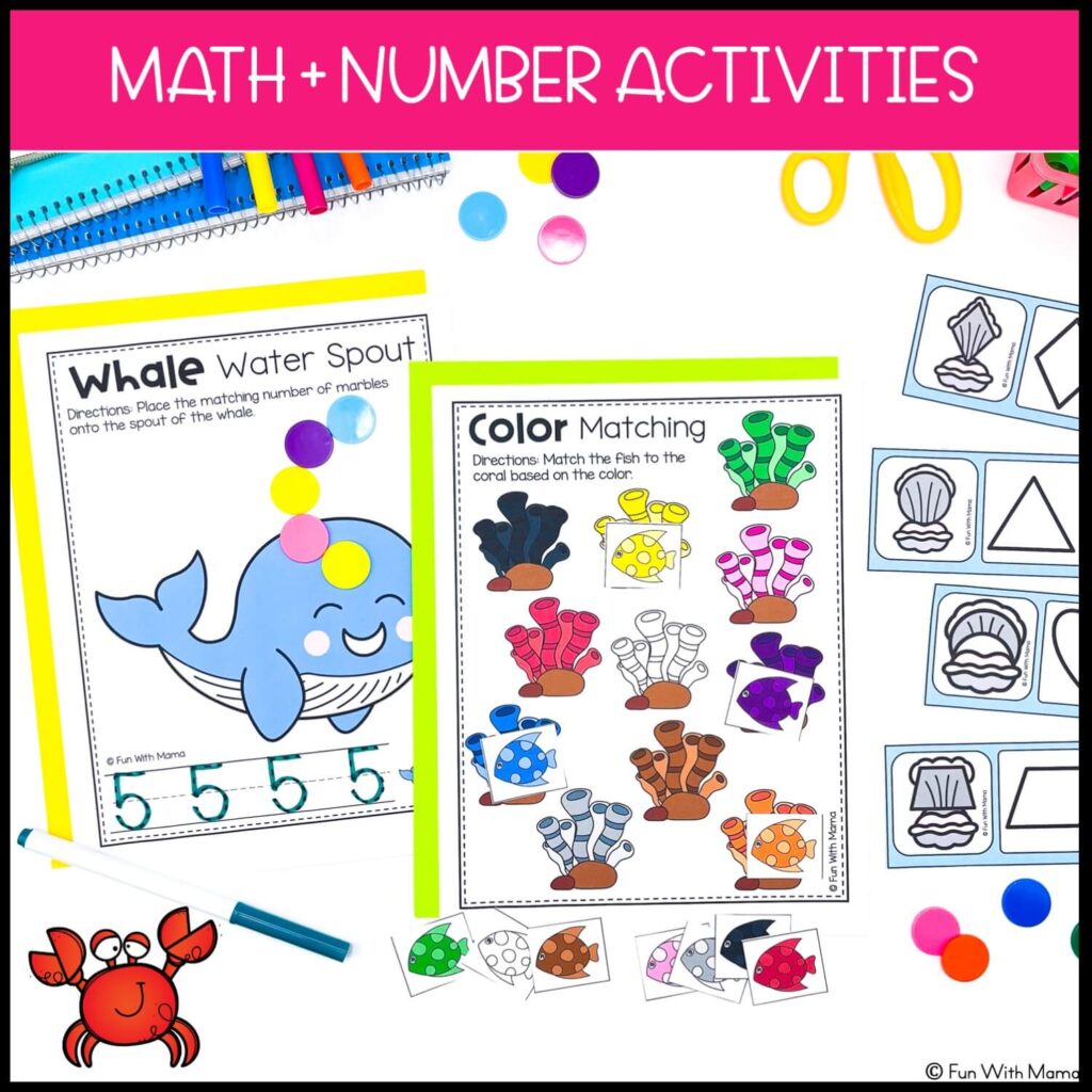 Ocean Activities Pack - Fun with Mama Shop