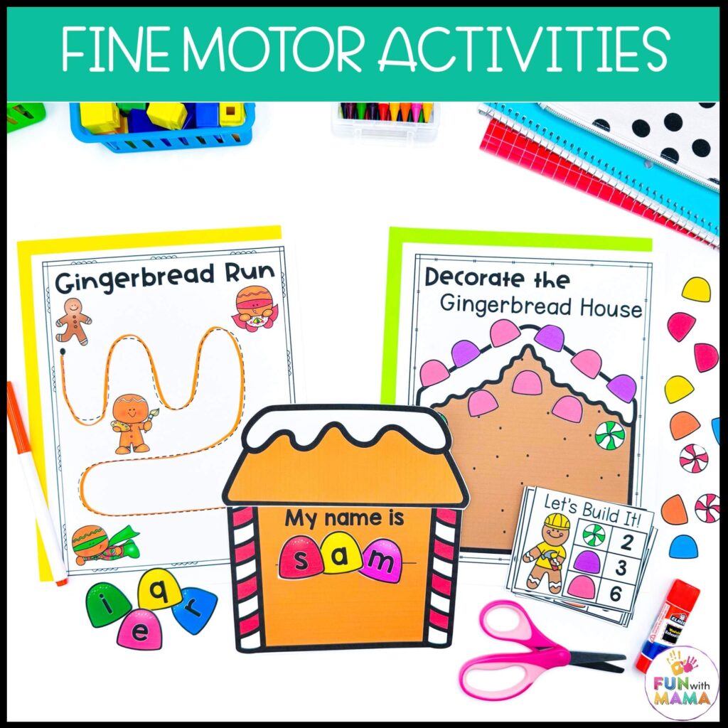 Gingerbread Activities Pack - Fun with Mama Shop