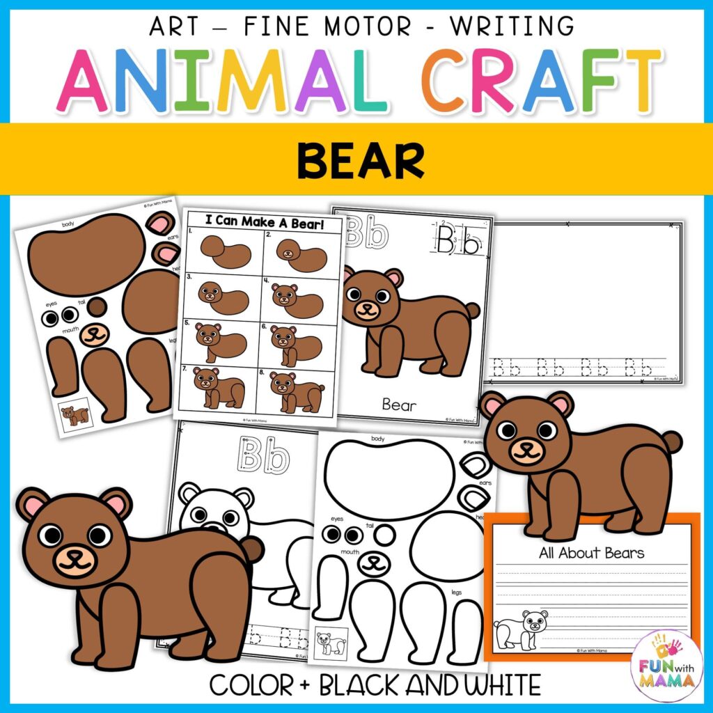 Bear Craft - Fun with Mama Shop