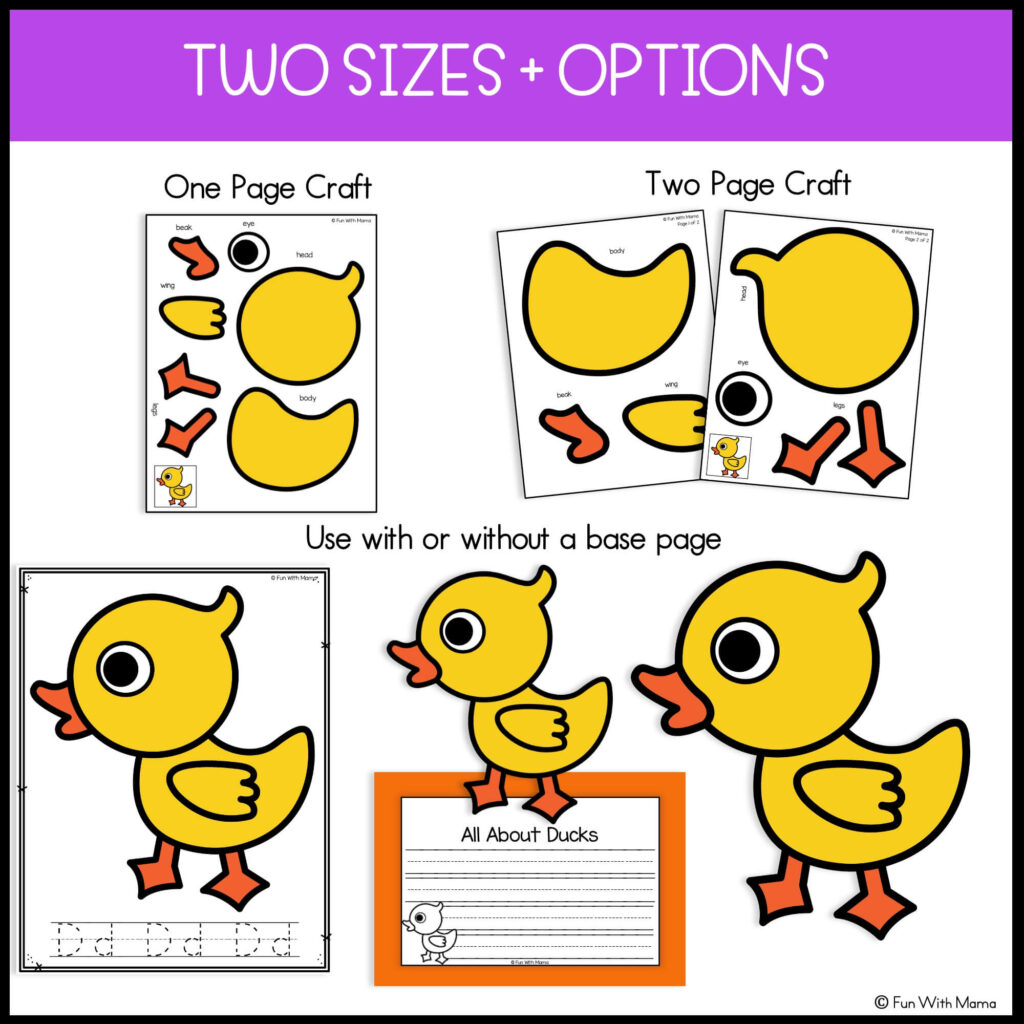 Duck Craft - Fun with Mama Shop