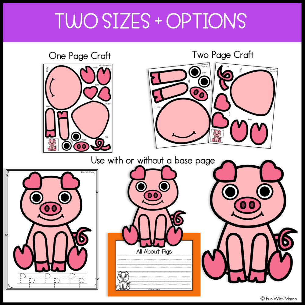 Pig Craft - Fun with Mama Shop