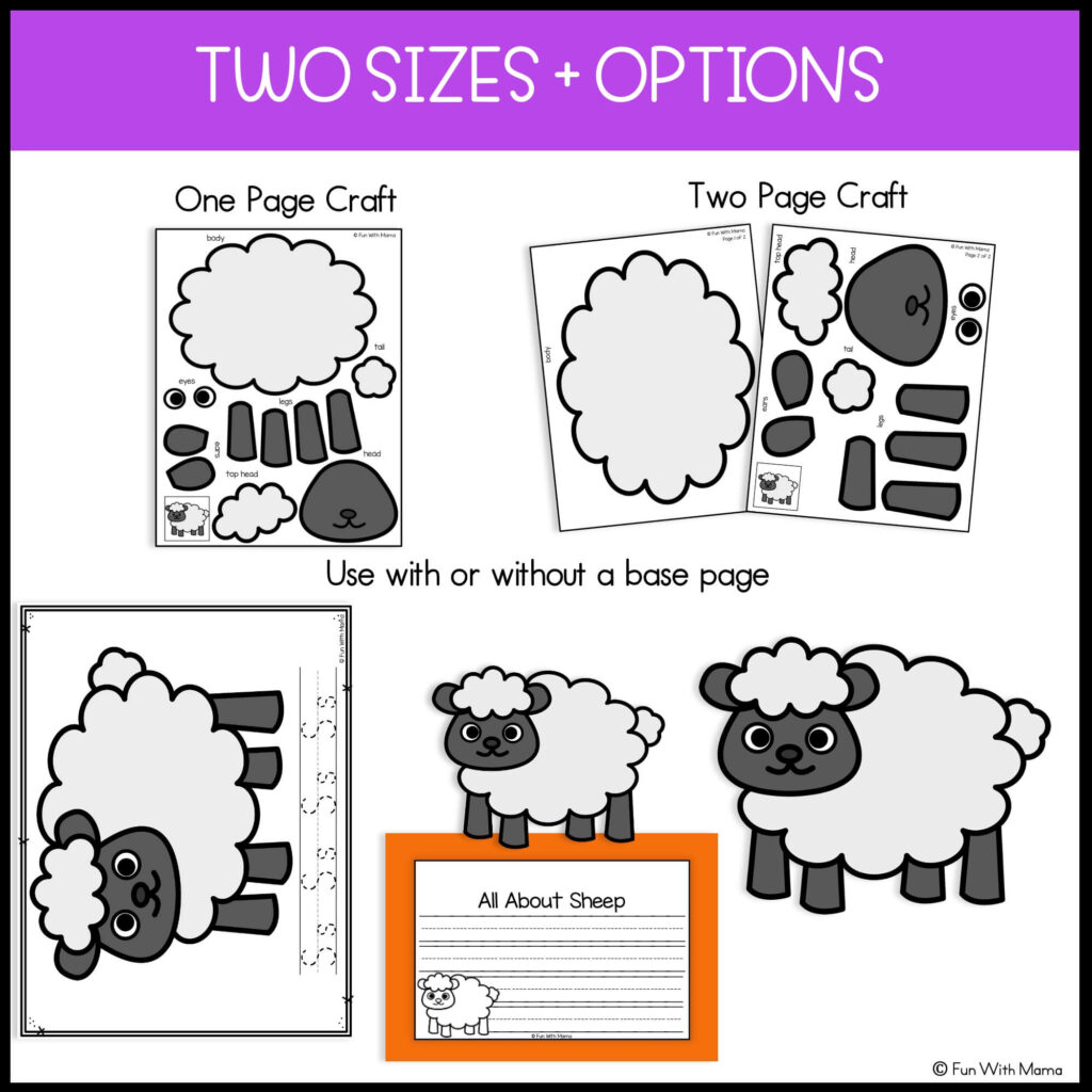 Sheep Craft - Fun with Mama Shop