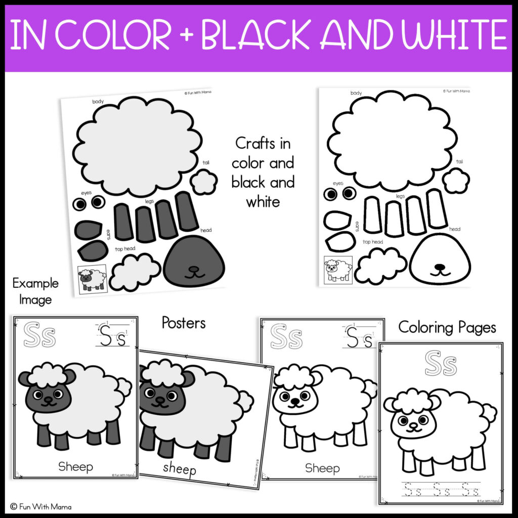 Sheep Craft - Fun with Mama Shop