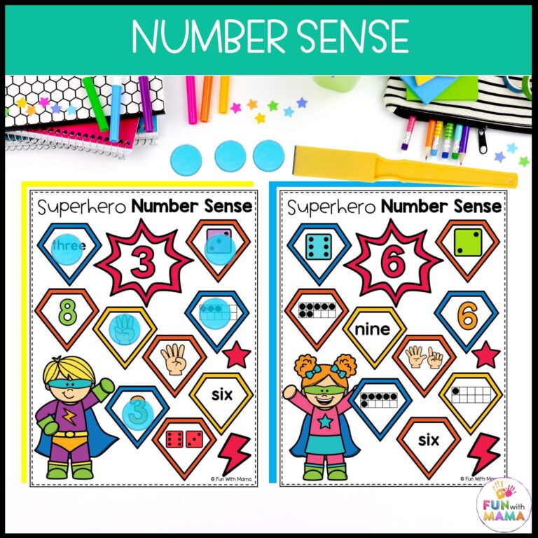 Numbers 1-10 Activities Pack - Fun with Mama Shop